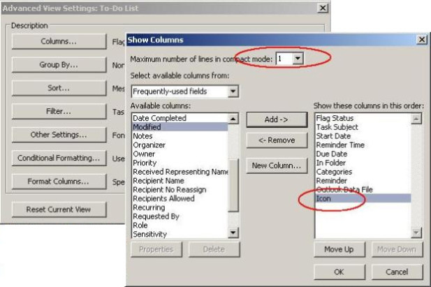 Customize Outlook's To-Do Bar
