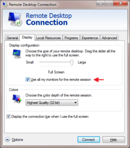 Use multiple monitors with Windows 7’s Remote Desktop Connection ...